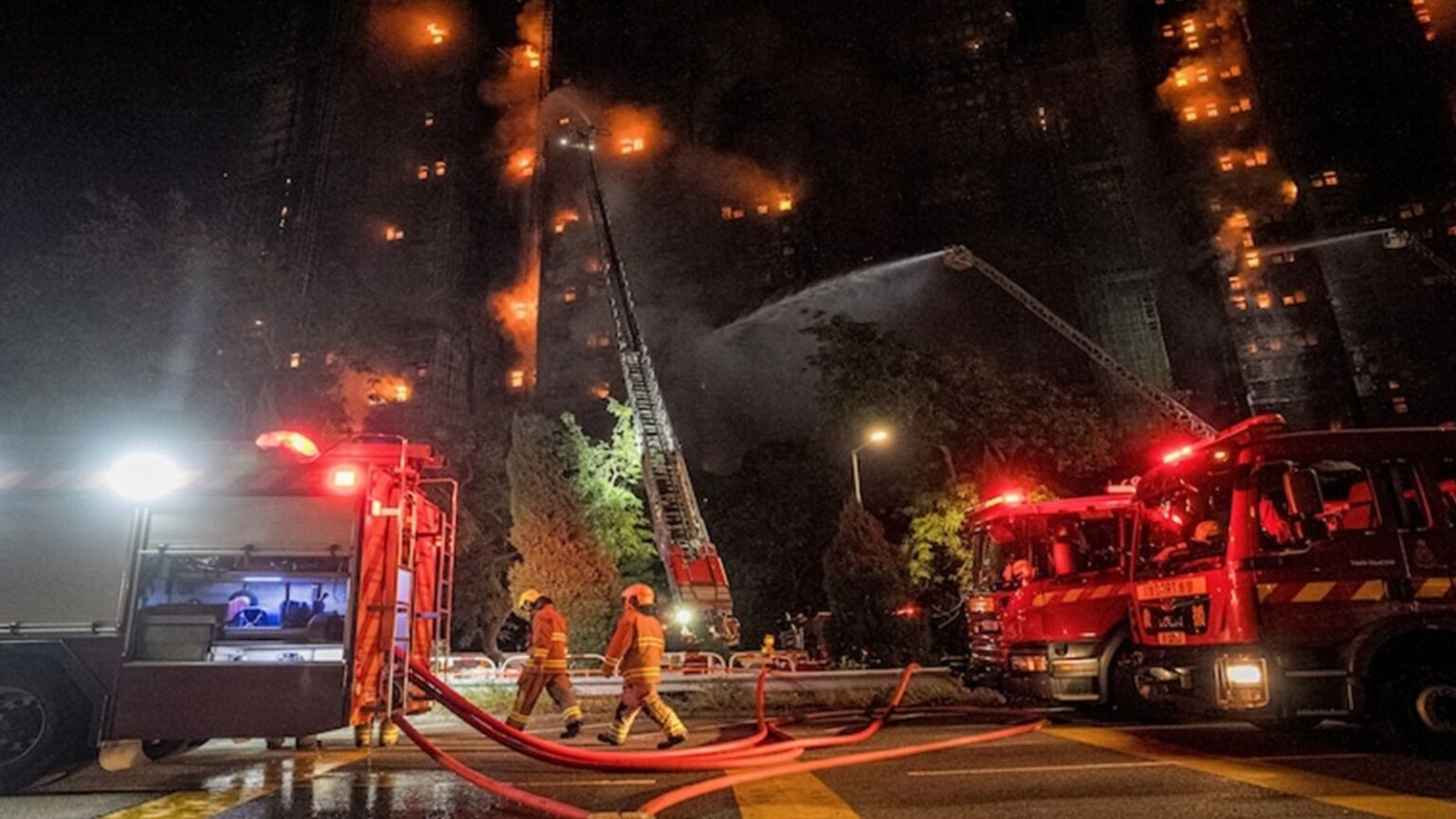 Tai Po High-Rise Fire Incident in Hong Kong